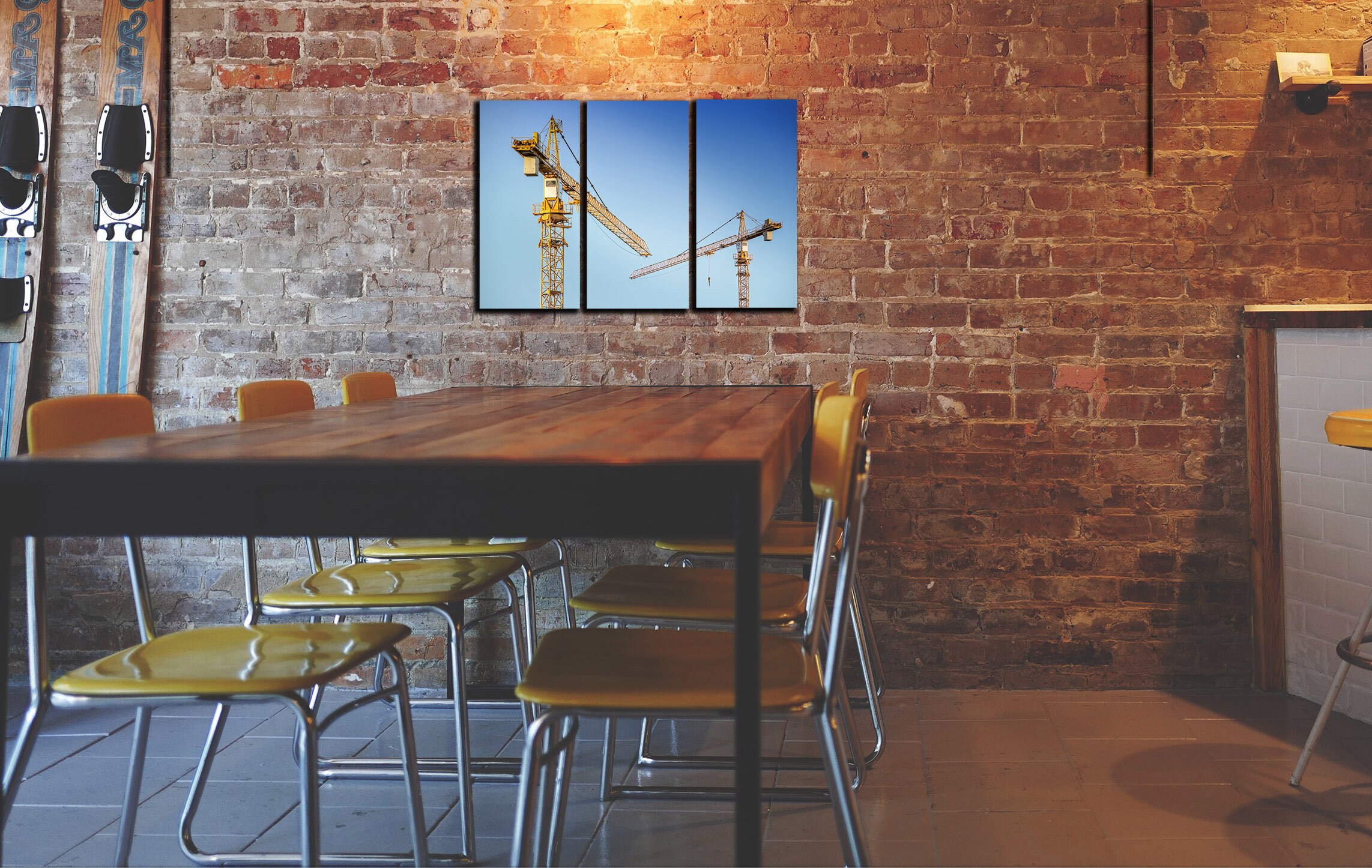 Crane Machine Wall Art Decor Picture Painting Poster Print on | Etsy