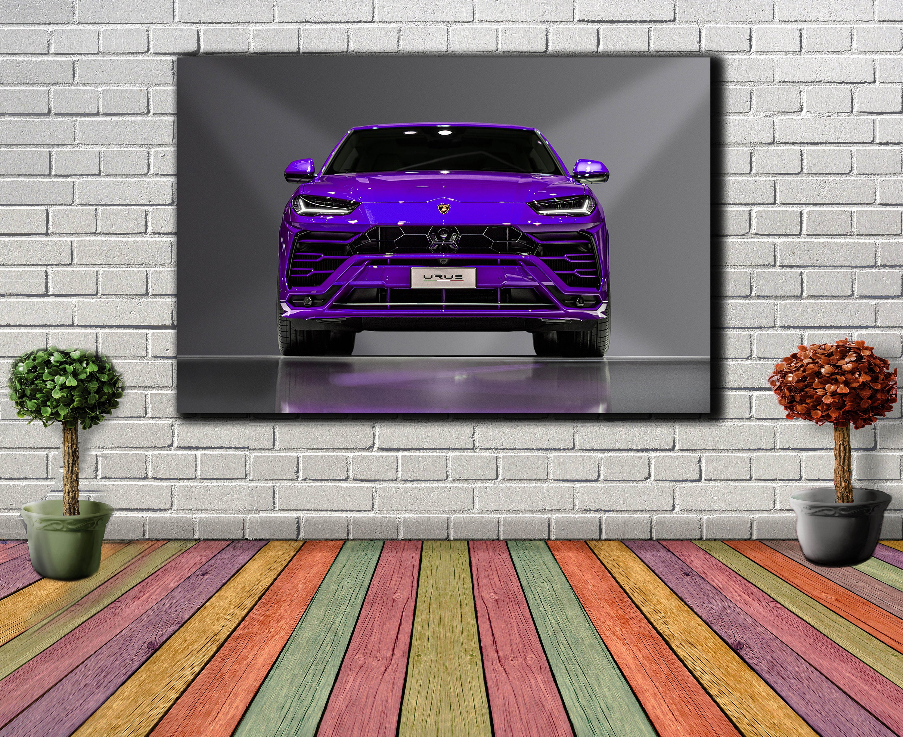 1 Piece lambo Urus Wall Art Decor lambo Canvas Picture Print | Etsy