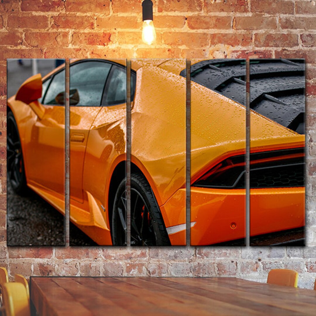 Lambo Huracan Wall Art Decor Car Canvas Picture Print Poster - Etsy