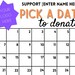 EDITABLE! Pick a Date Fundraiser Template | Sponsor a Date Fundraiser ...