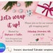 Editable Christmas Wrapping Party Invitation | Wrap It up | Party ...