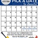 BAND FUNDRAISER - Editable Template - Pick A Date Fundraiser - Sponsor ...