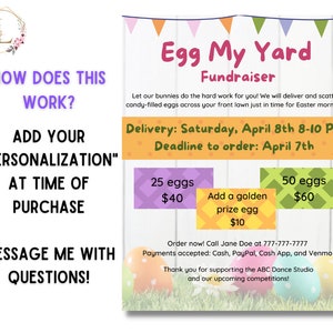 EGG MY YARD | Easter Fundraiser, Egg Hunt, Egg My Yard Fundraiser ...