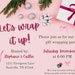 Editable Christmas Wrapping Party Invitation | Wrap It up | Party ...