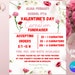 VALENTINE'S Carnation Fundraiser Flyer | PTA | PTO | School | Editable ...
