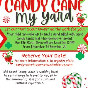 Candy Cane Fundraiser | PTO | PTA | School | Daycare | DECA | Team ...