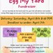 EGG MY YARD | Easter Fundraiser, Egg Hunt, Egg My Yard Fundraiser ...