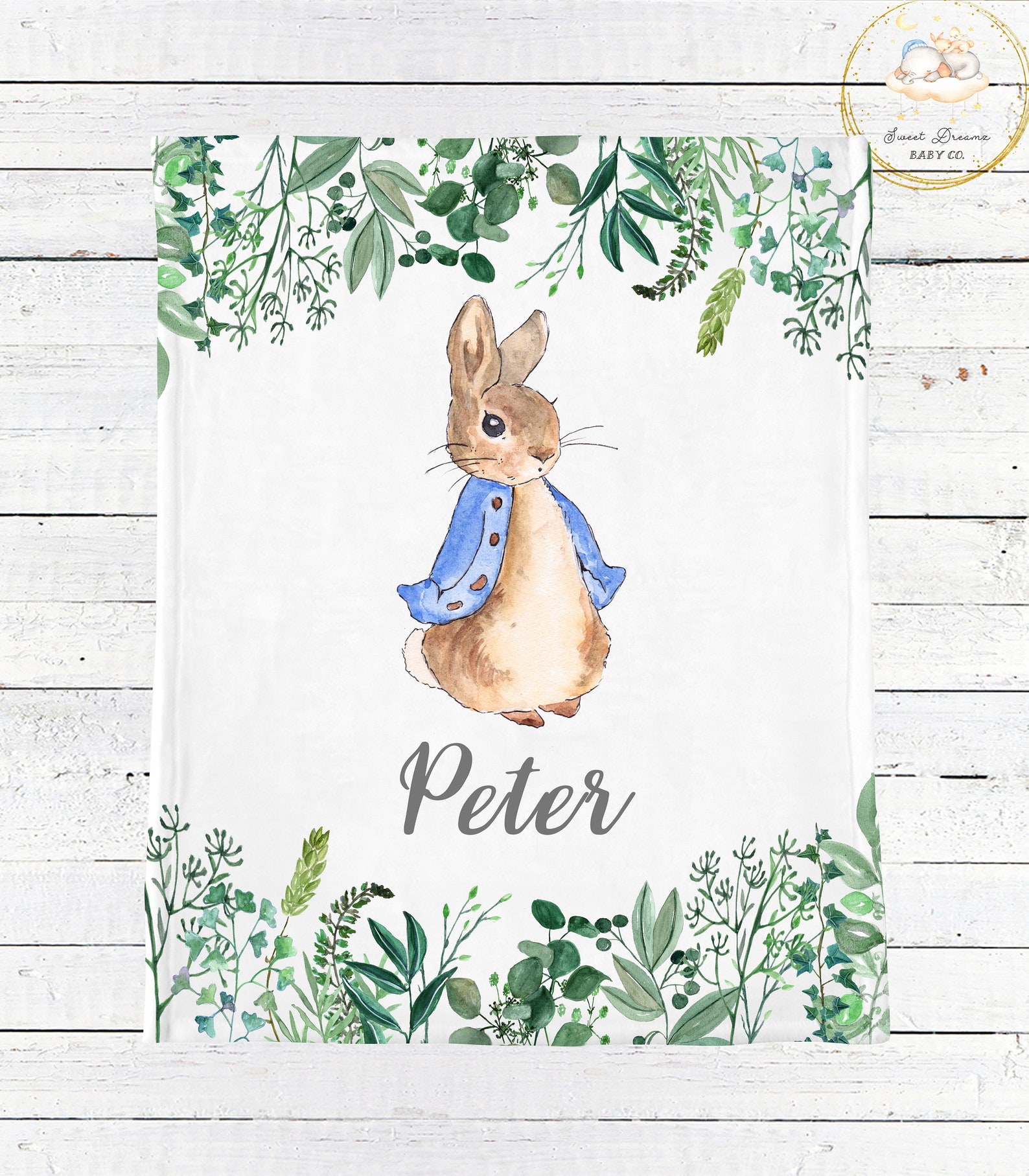 Peter Rabbit Baby Blanket Boy Peter Rabbit Baby Shower Gift - Etsy