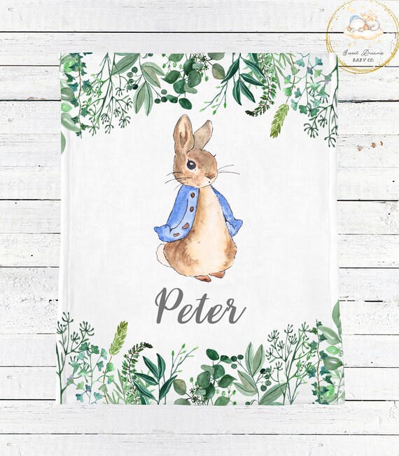 Peter Rabbit Baby Blanket Boy Peter Rabbit Baby Shower Gift - Etsy