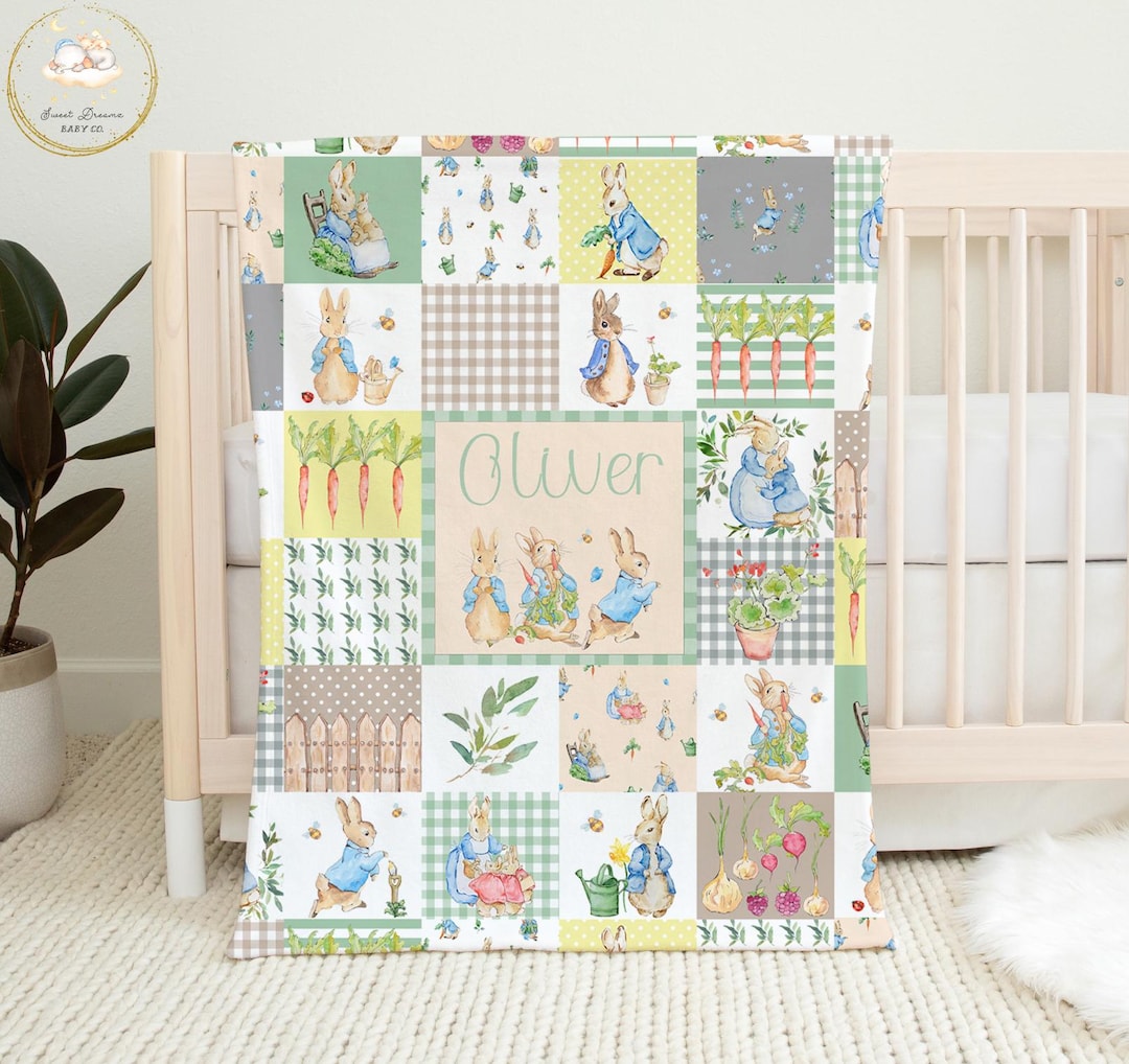 Peter Rabbit Baby Blanket Boy, Peter Rabbit Baby Shower Gift Boy ...