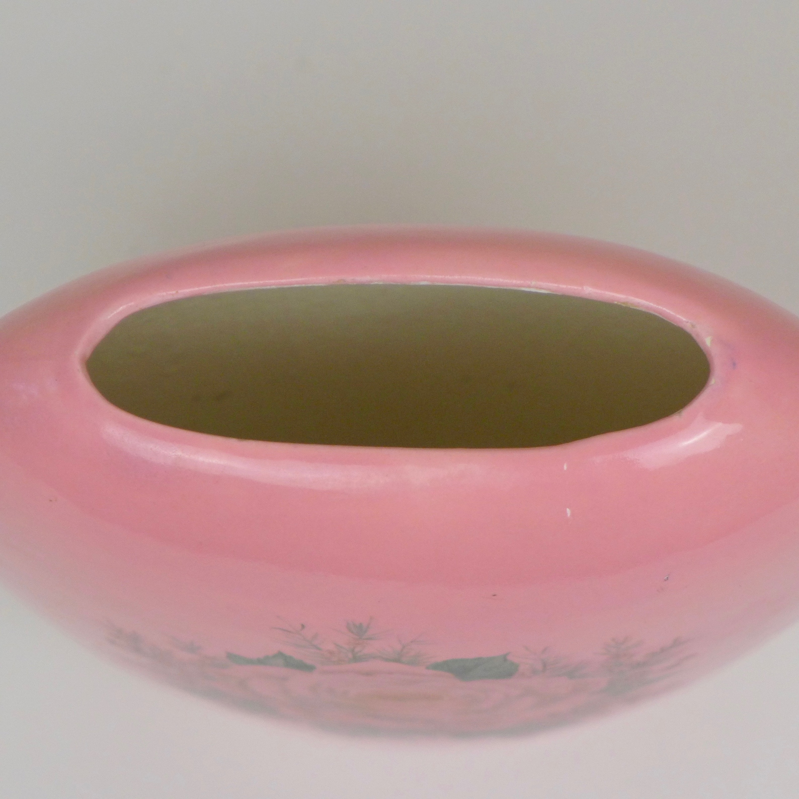 Vintage Pink Vase / Ceramic Pink Vase With Rose / 80s Vase - Etsy
