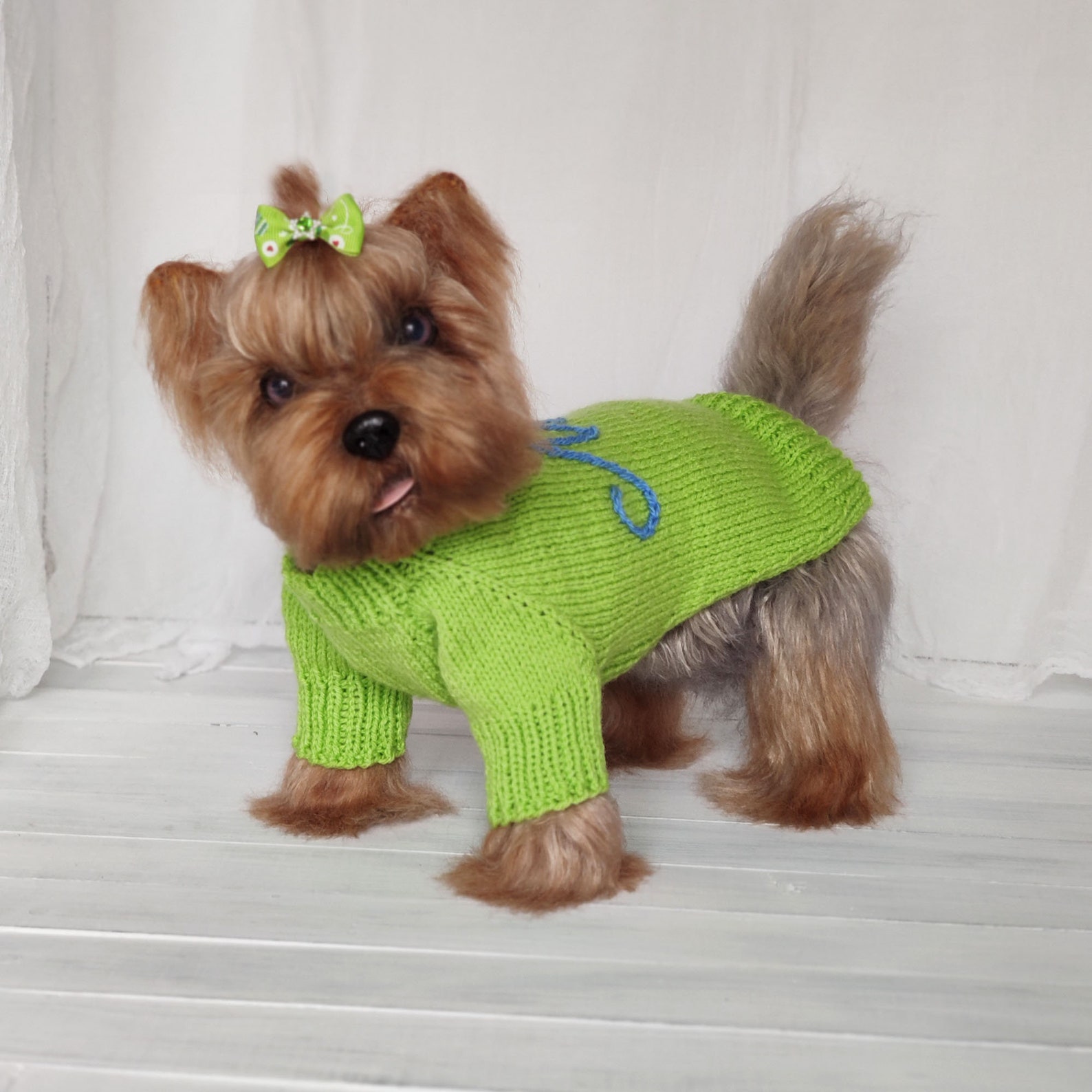 Personalized Dog Sweater With Embroidered Dog Name Monogrammed Dog ...