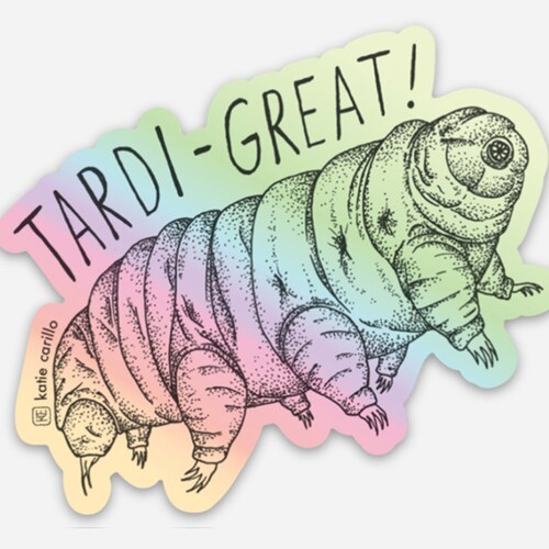 Tardigrade Sticker Set Kawaii Stickers Cute Planner or - Etsy