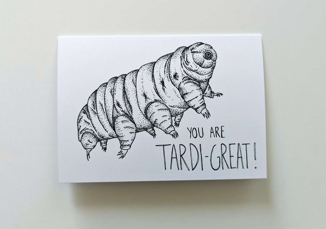 Tardigrade Card - Etsy