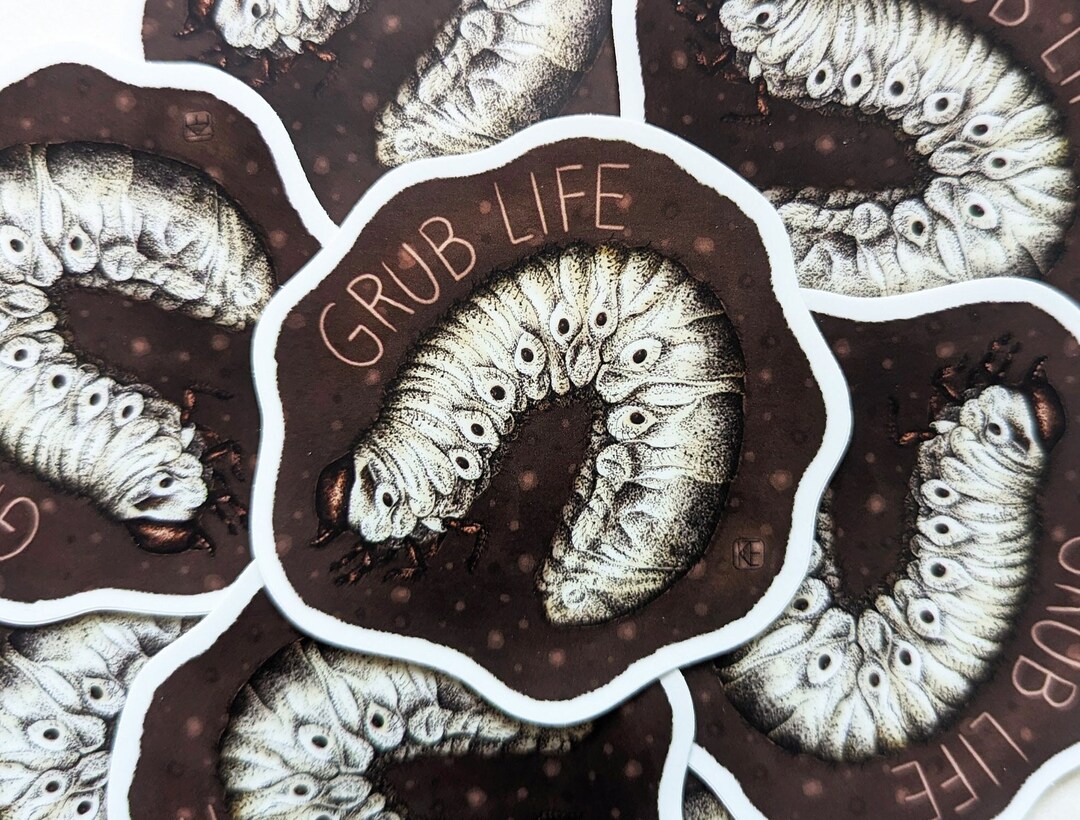 Grub Life Sticker - Etsy