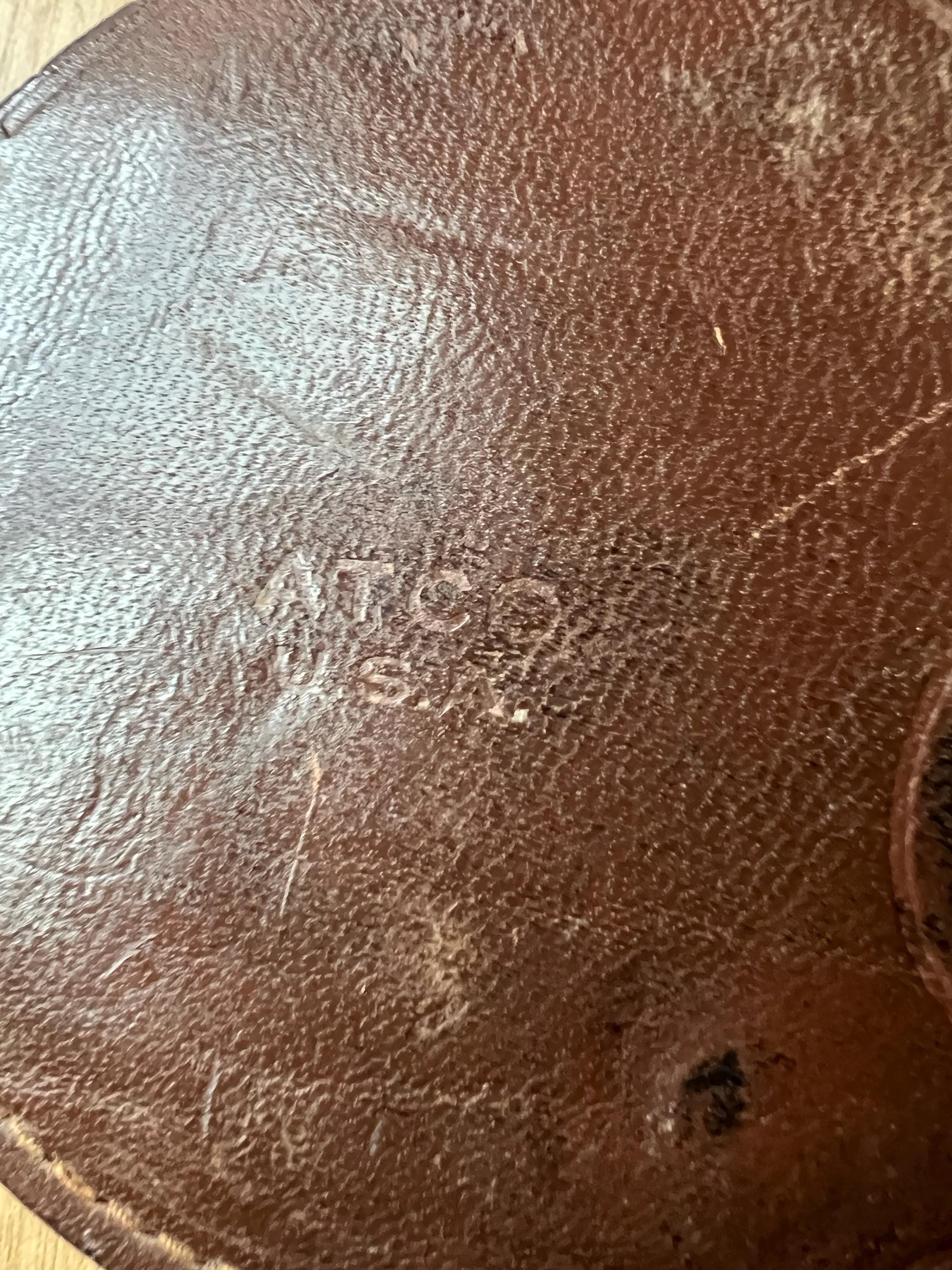 Vtg ATCO Folding Magnifying Glass Leather Tortoise CELLULOID Plastic ...