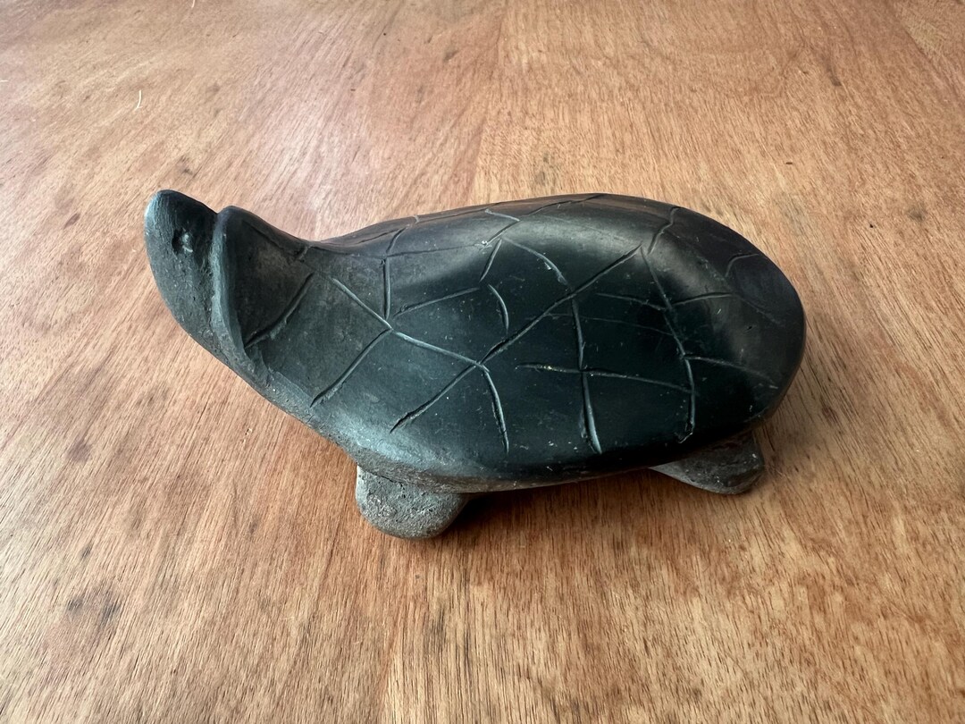 Vintage CATAWBA Native American Turtle Effigy Pottery Folk ART - Etsy