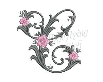 Letter C Embroidery | Etsy