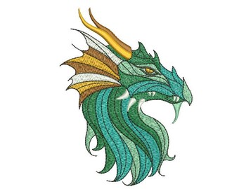 Dragon embroidery designs | Etsy