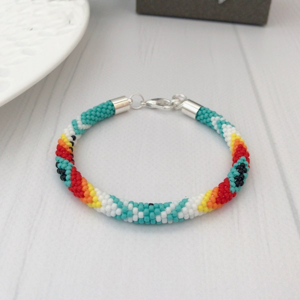 Native American Beaded Bracelets - Etsy