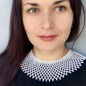 RBG Collar Necklace, Ginsburg Beaded Jewelry, Dissent Collar, Ruth ...