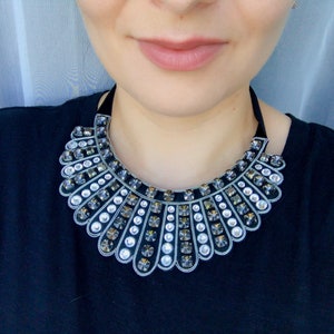 Notorious RBG Collar Necklace Ruth Bader Ginsburg Jewelry for Dissent ...