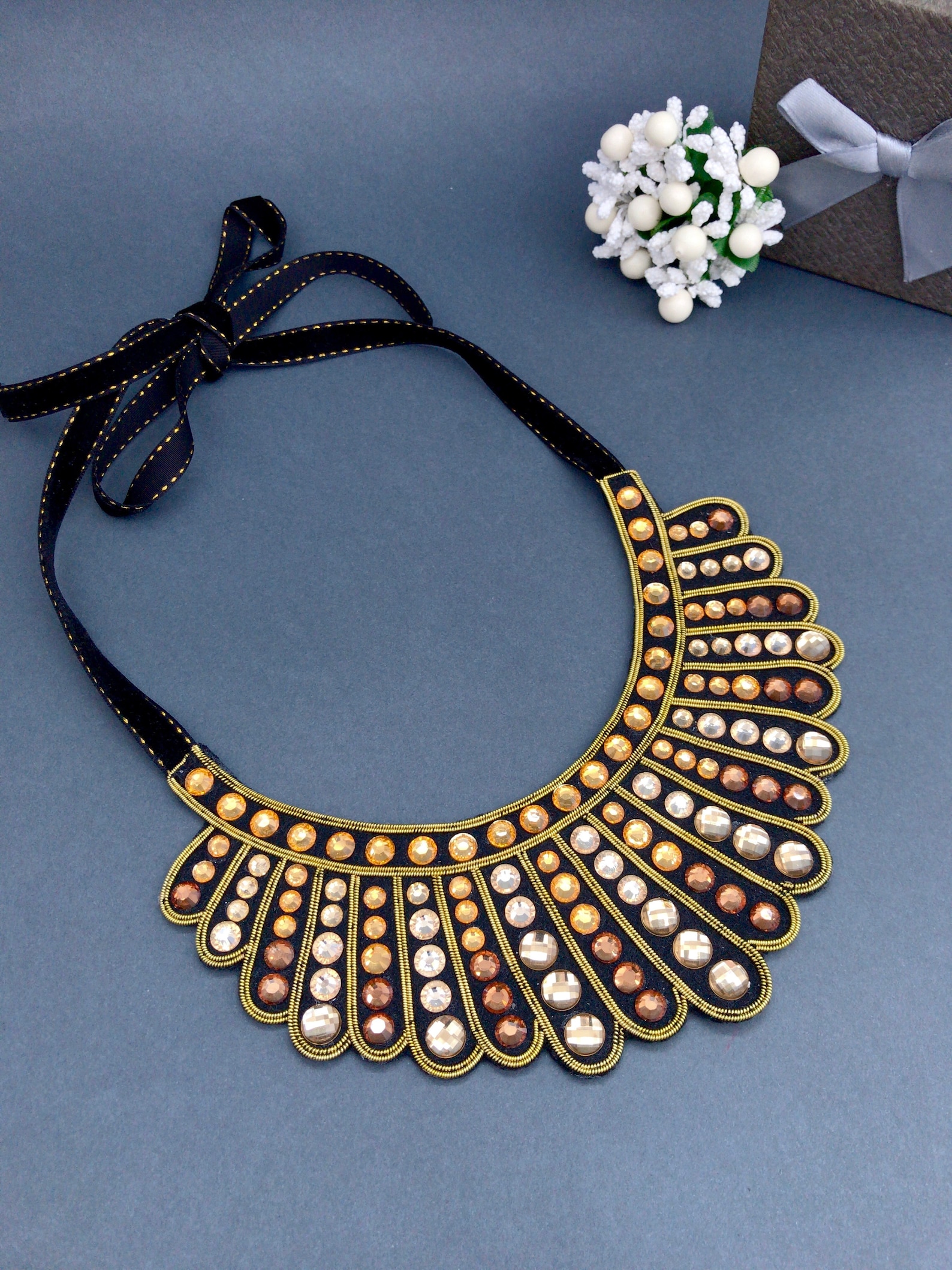 Notorious RBG collar necklace Jewelry for Dissent Ruth Bader | Etsy