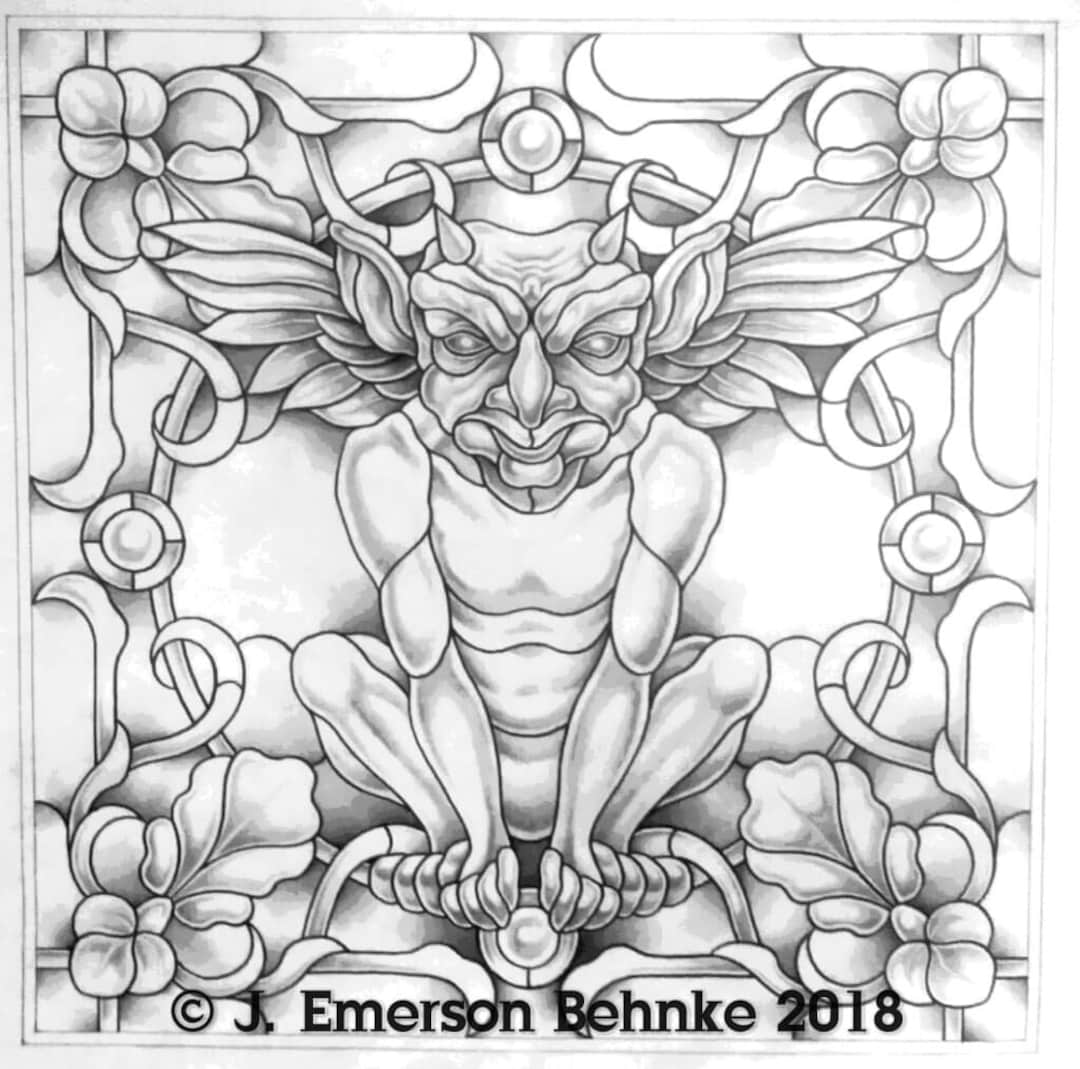 Gargoyle (digital.pdf) - Etsy