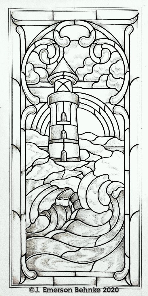 Lighthouse DIGITAL. PDF - Etsy