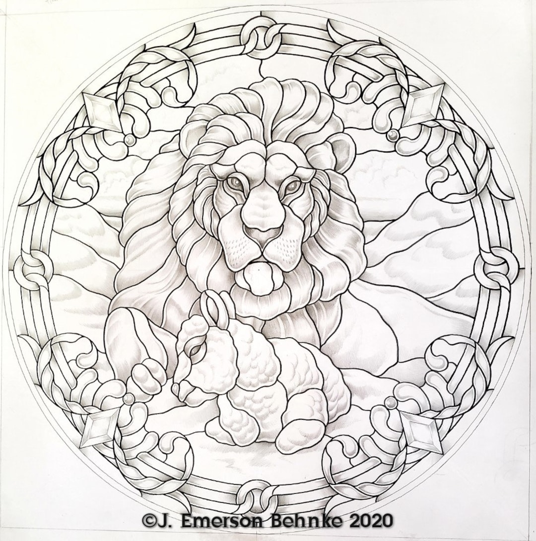 The Lion and the Lamb ( DIGITAL. PDF ) - Etsy