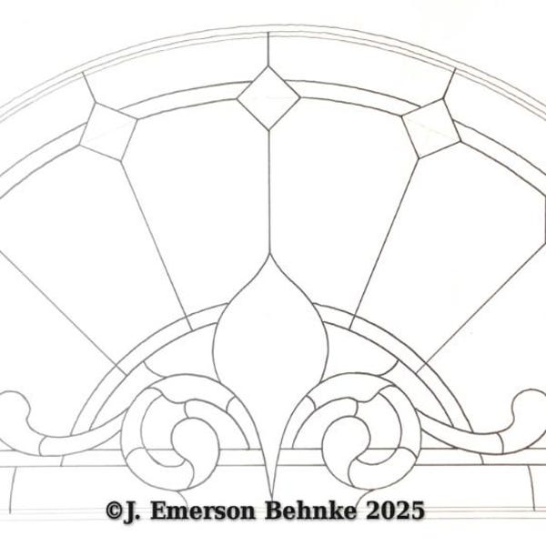 Stained Glass Transom Window - Etsy