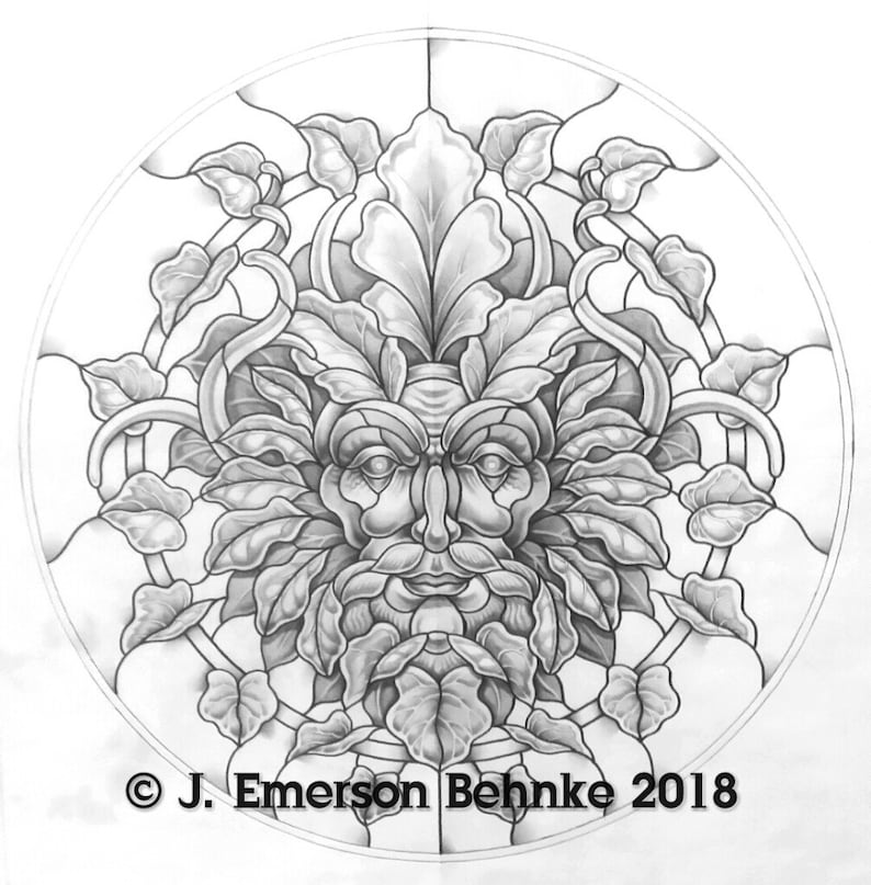 The Green Man - Etsy