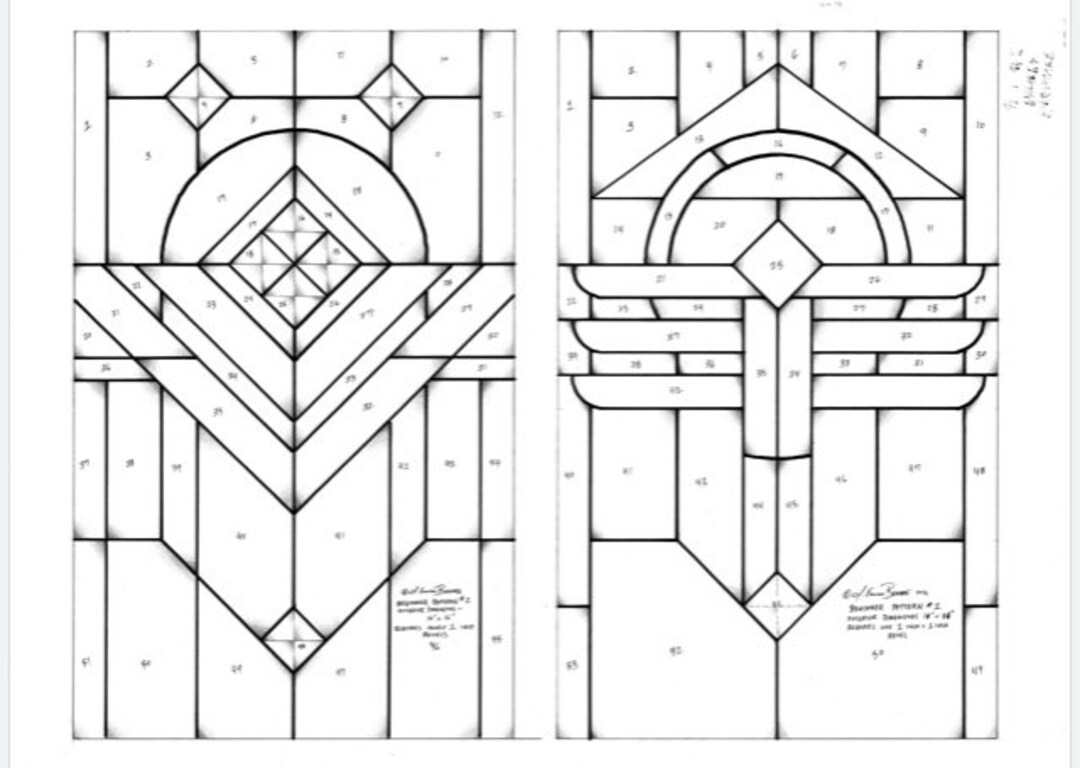 Beginner Student Patterns 1 and 2 - Etsy
