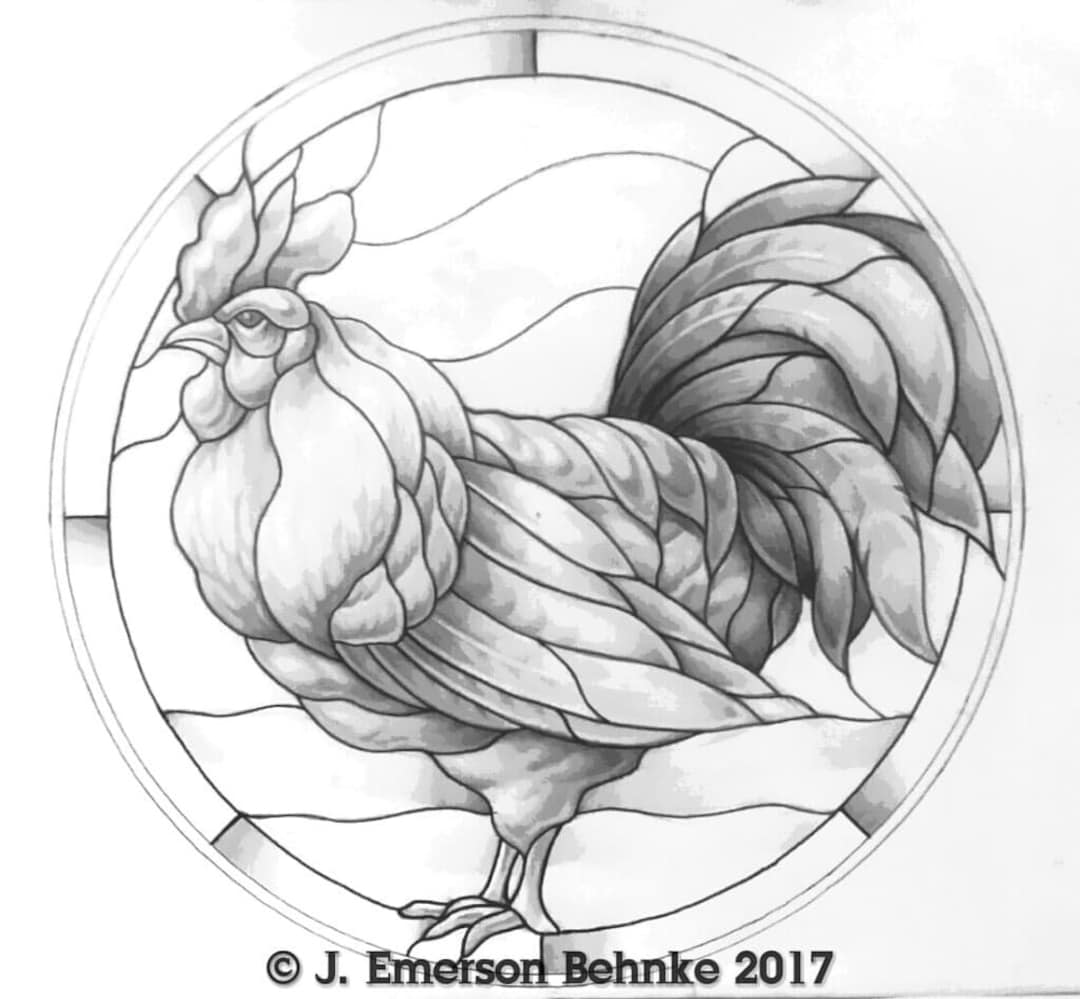 Gallic Rooster (digital.pdf) - Etsy