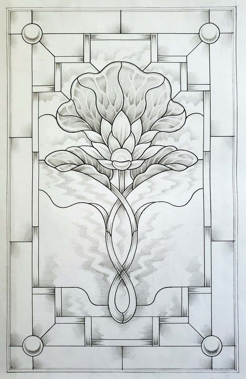 Student Lead Pattern 9 lotus - Etsy