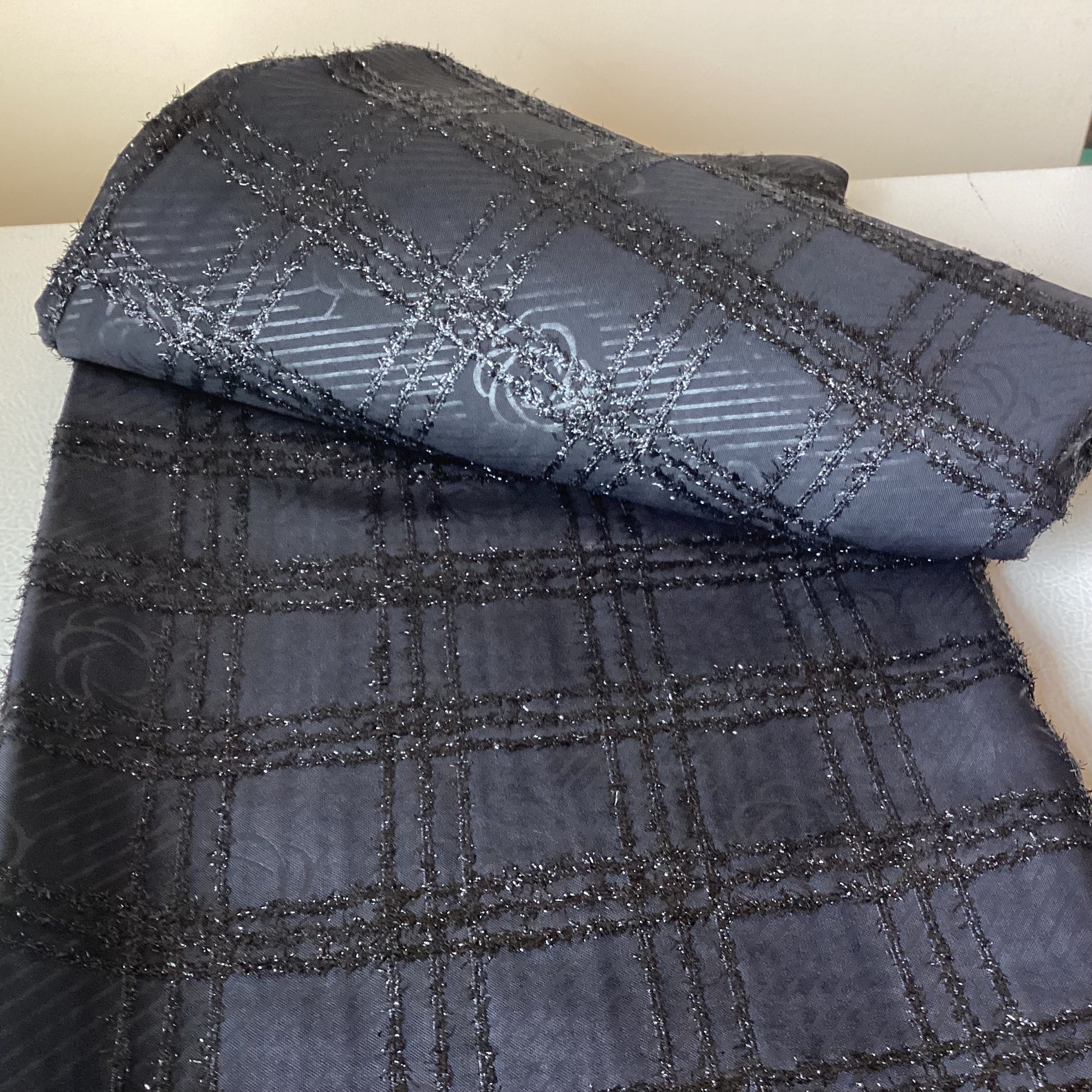 Black Seersucker Funeral Cloth - Etsy