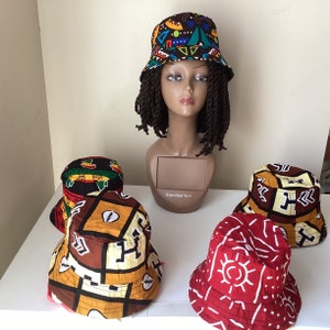 African Print Safari Bucket Hat. - Etsy