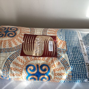 Embroidered Seersucker Sonna Gold Fabric - Etsy