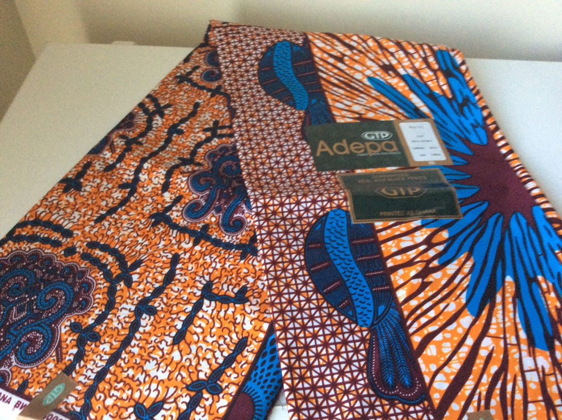 Authentic African Ghana GTP Wax Print. Adepa! - Etsy