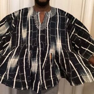 Northern Ghana Gonja Batakari / Smock / Fugu With Side Pockets /L/XL - Etsy