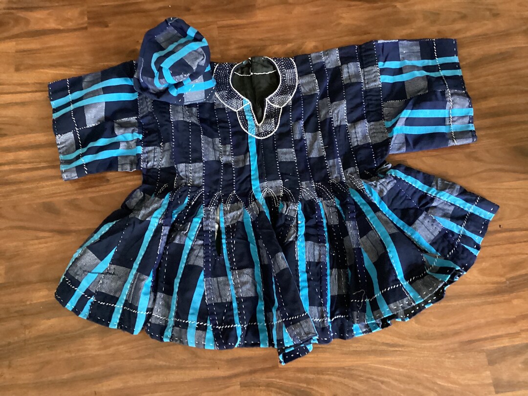 Authentic Bolga Hand Woven Hand Stitched Batakari/ Fugu/ Smock With ...