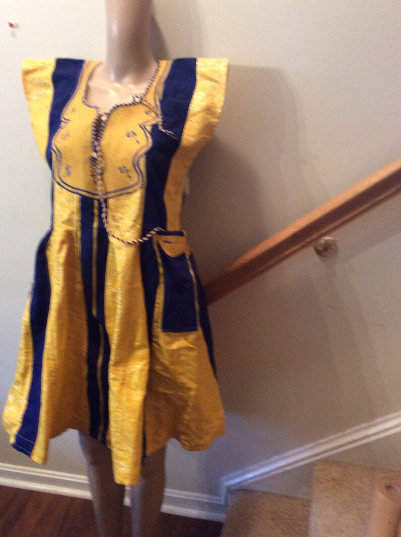 Northern Ghana Traditional Kente / Fugu/ Batakari Dress. L - Etsy