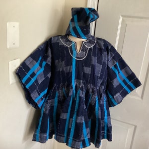 Authentic Bolga Hand Woven Hand Stitched Batakari/ Fugu/ Smock With ...