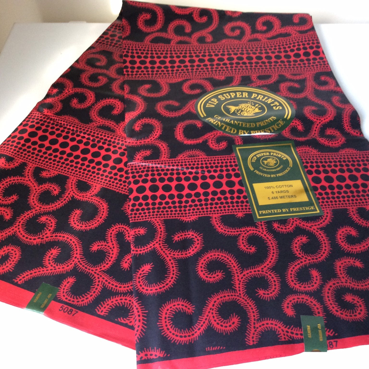 African Ankara Holland VIP Wax Funeral Fabric.3yards - Etsy