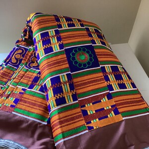 Exclusive Embroidered Obama Kente - Etsy