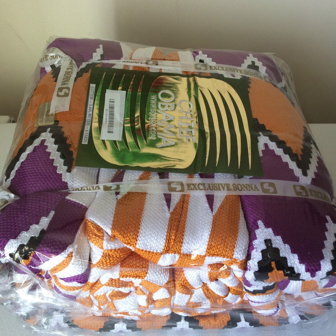 Royal Chief OBAMA Kente. 6 Yards 4&2 Yards - Etsy