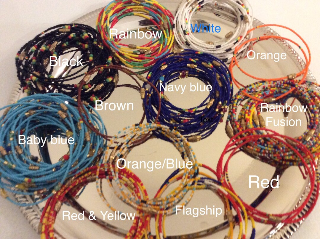 Bohemian Multi-colored Seed Bead Bracelet - Etsy