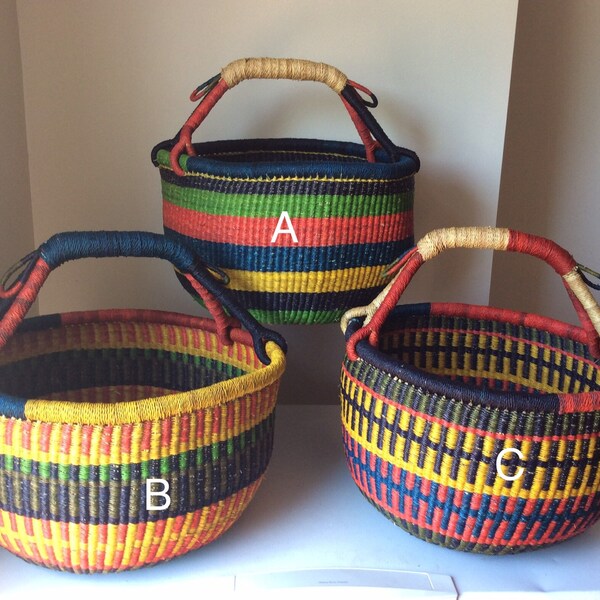 Bolga Market Basket - Etsy