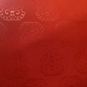 Quality Embossed African Print Red Fabric/ Corbin. - Etsy