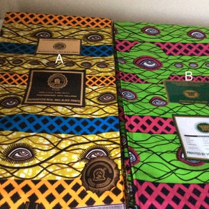 Guaranteed Dutch Block / Holland Wax Print - Etsy